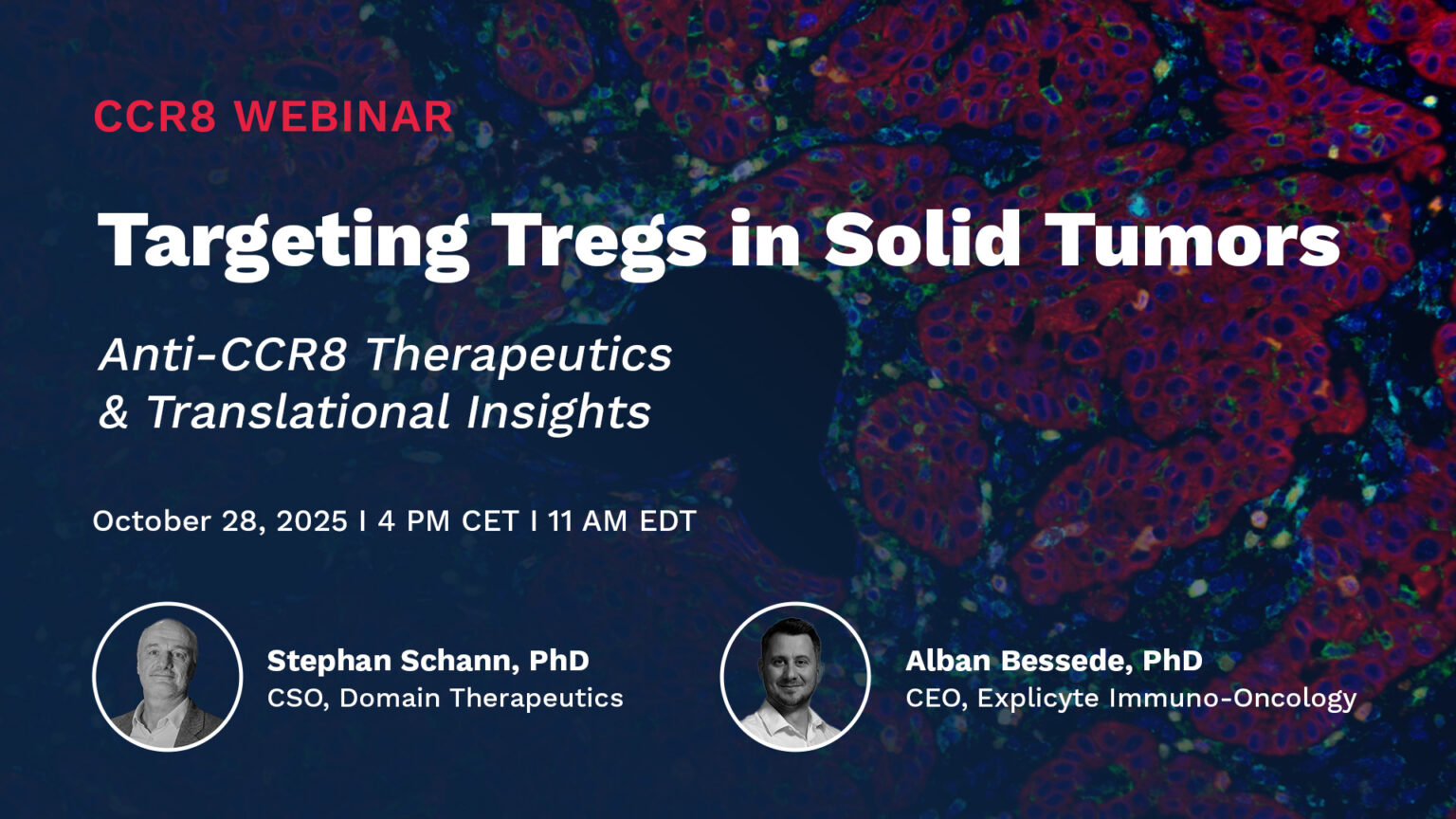 [webinar] Targeting Tregs in Solid Tumors: Anti-CCR8 Therapeutics & Translational Insights ...